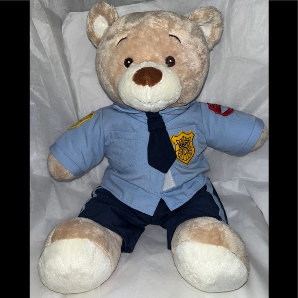 Build-A-Bear | Toys | Buildabear Workshop Bbpd Bear Police With Uniform ...